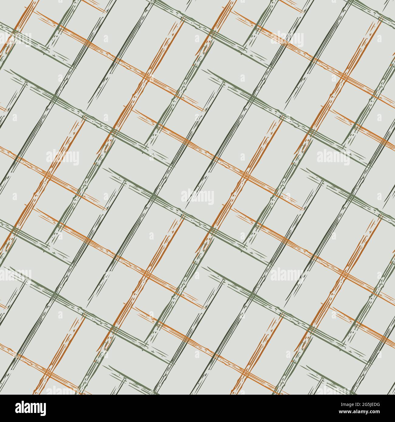 Vector wicker weave grunge style seamless pattern background. Painterly ...