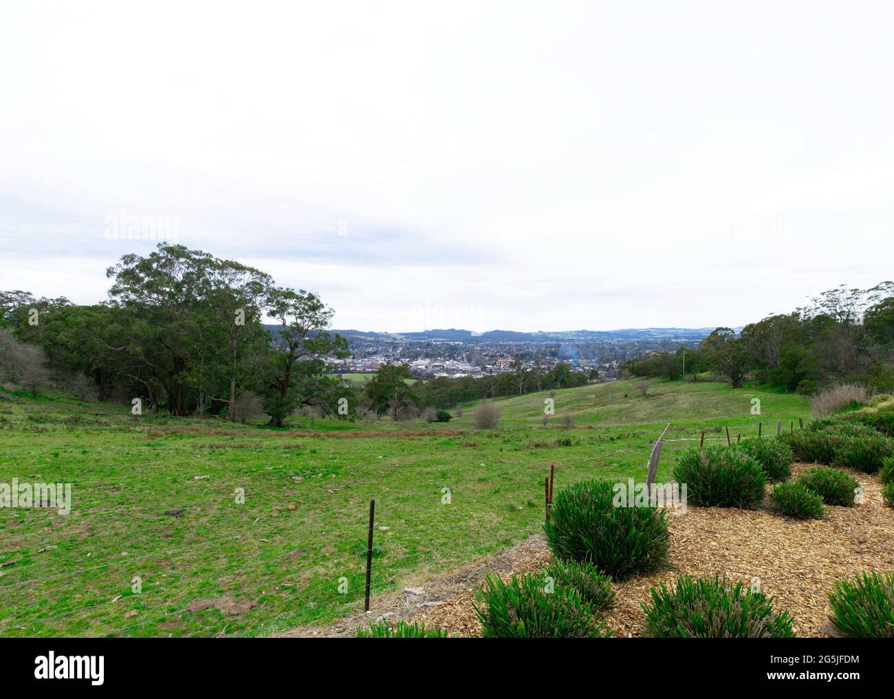 Panoramic views of Bowral in NSW Southern Highlands Australia Stock ...