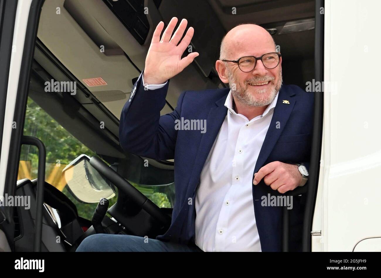 Gaggenau, Germany. 28th June, 2021. Winfried Hermann (Bündnis 90/ Die ...