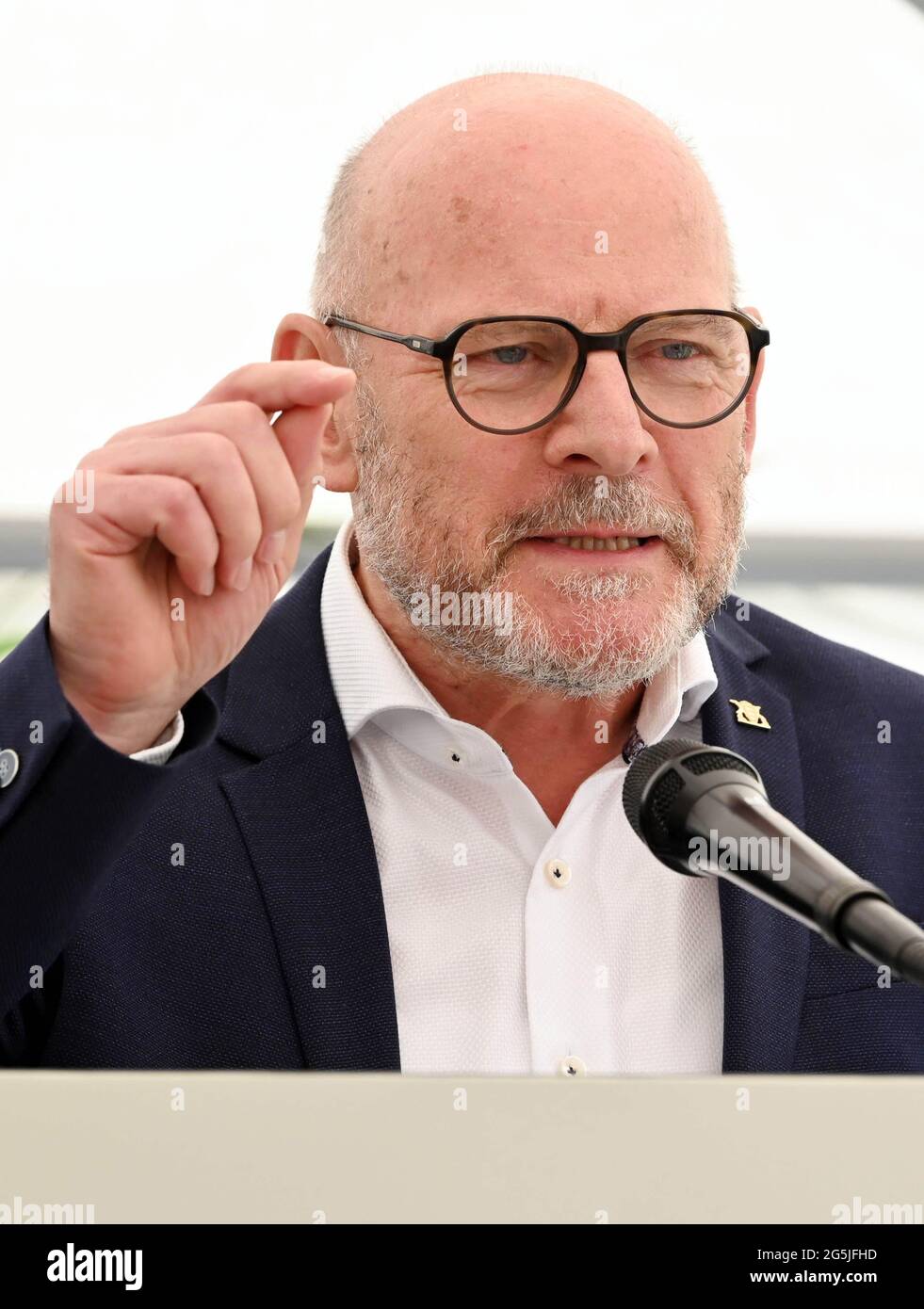 Gaggenau, Germany. 28th June, 2021. Winfried Hermann (Bündnis 90/ Die ...