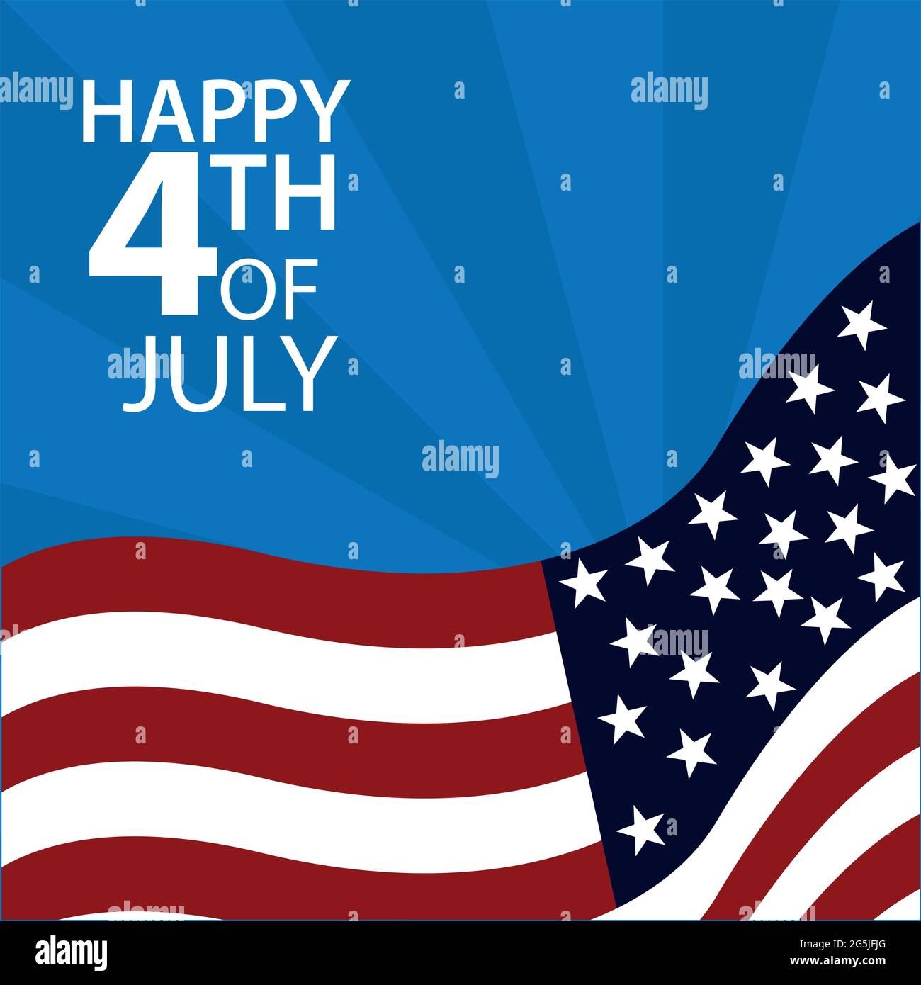 Vector illustration. background American independence day of July 4 ...