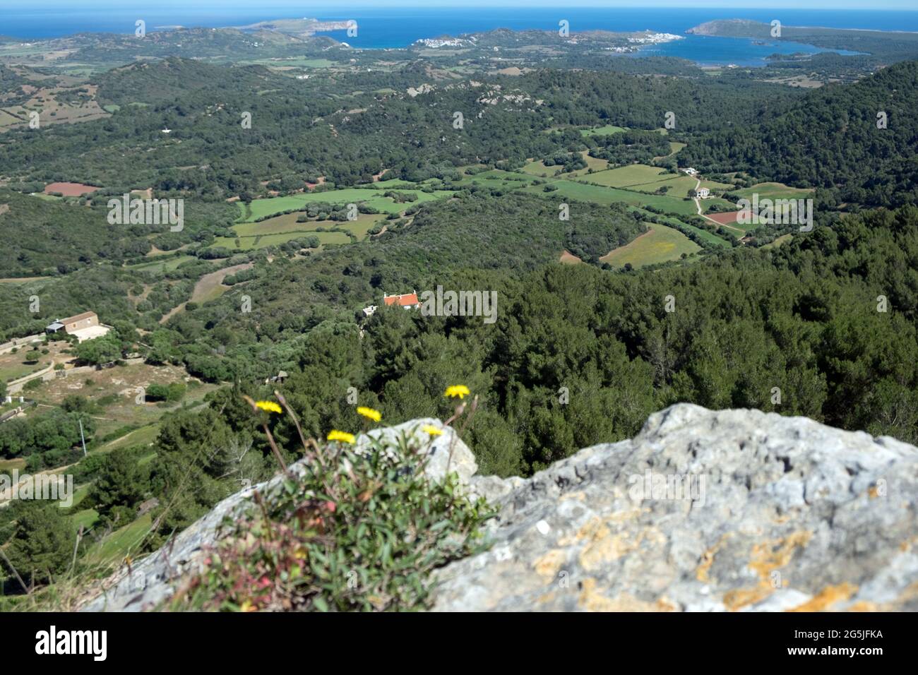 Mirador El Toro Minorca, Minorca, Balearic Islands Stock Photo - Alamy
