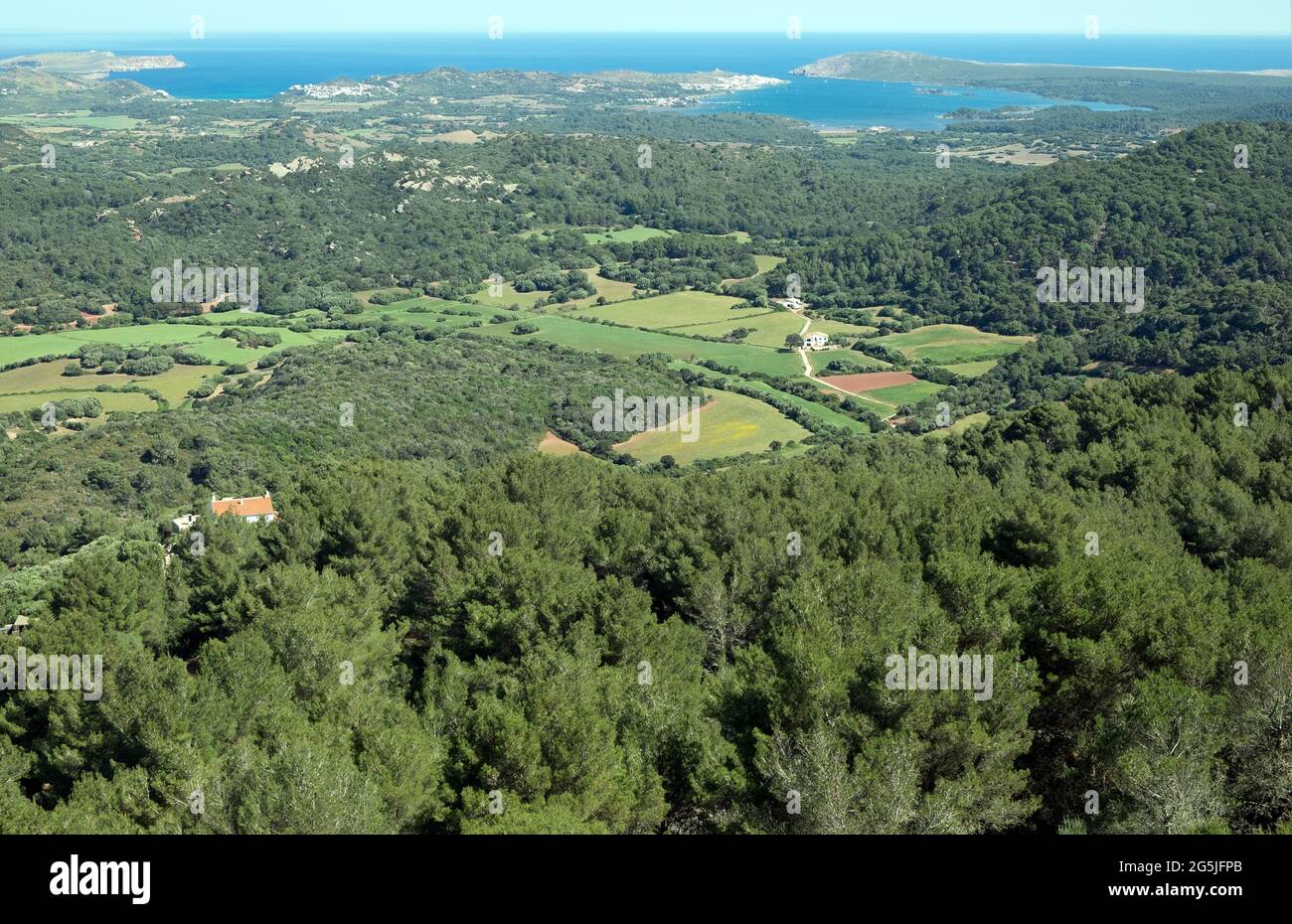 Mirador El Toro Minorca, Minorca, Balearic Islands Stock Photo - Alamy