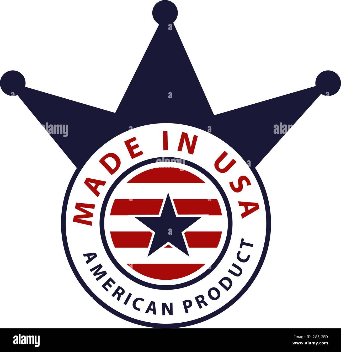 Crown and stars design Cut Out Stock Images & Pictures - Alamy