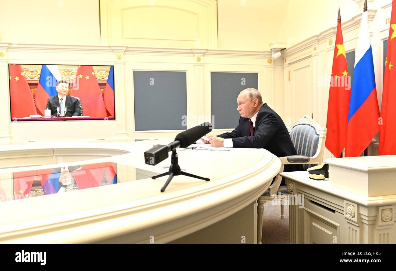 June 28, 2021. - Russia, Moscow. - Russian President Vladimir Putin ...