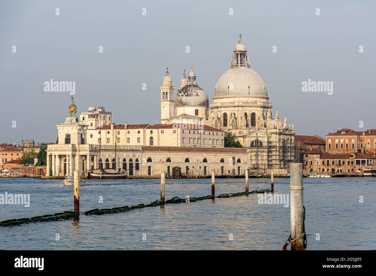 Punta della Dogana, the former customs house in Venice, Italy Stock ...