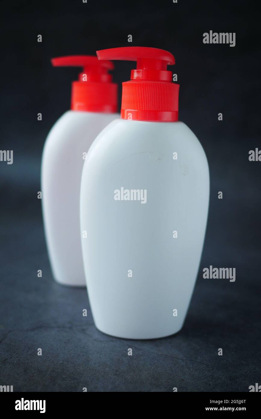 hand wash liquid in a container Stock Photo - Alamy