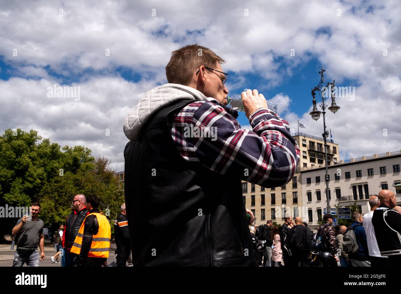 Germany, Berlin. Illustration of everyday life. Photograph by Martin ...