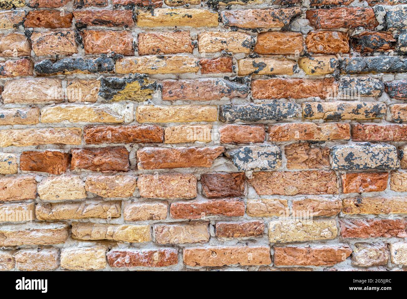 Old Brickwall in Venice, Italy Stock Photo - Alamy