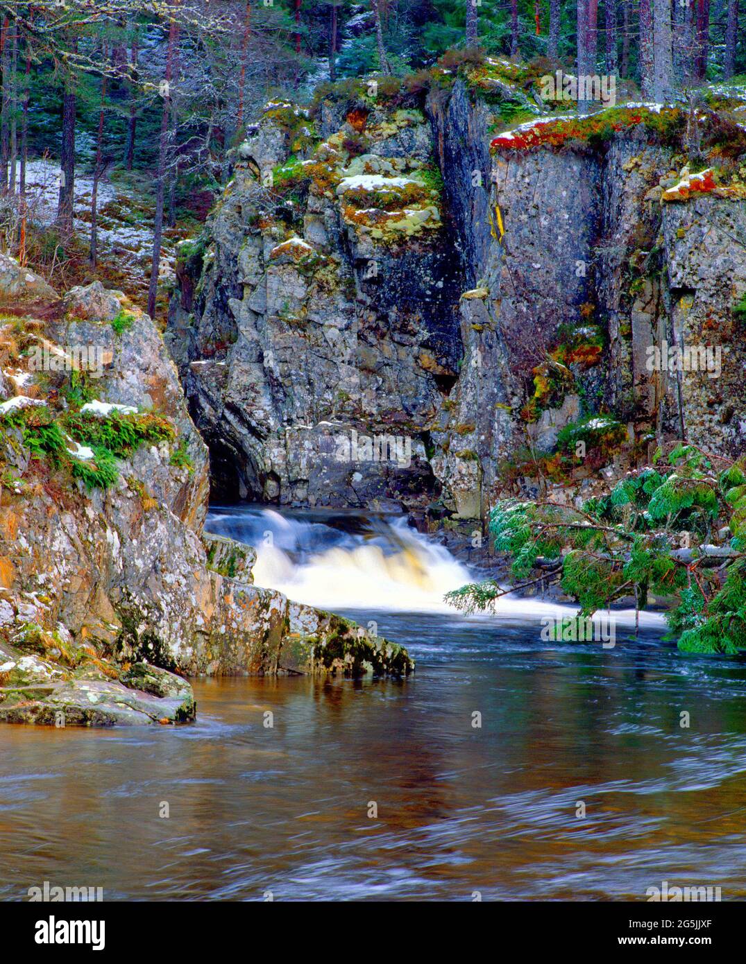 UK, Scotland, Highlands, Pattack Falls, winter Stock Photo - Alamy