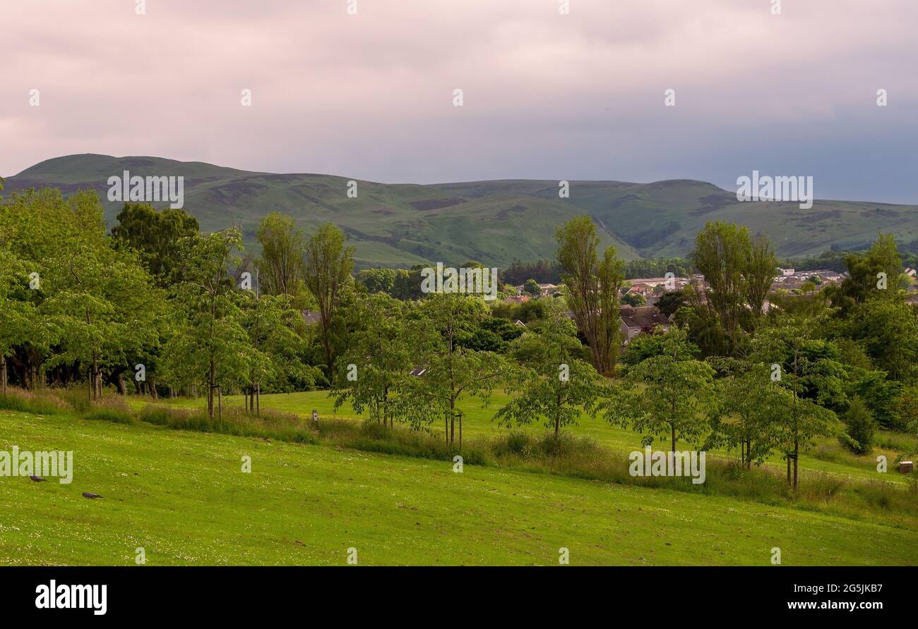 Braidburn Valley Park accessible to everyone with views to the Pentland ...