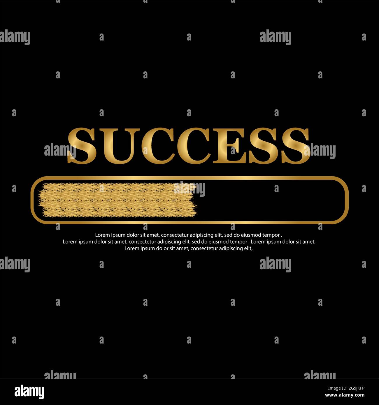 Success illustration template design for web, Creative poster, booklet ...