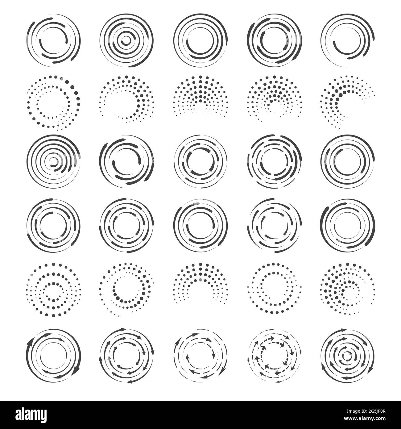 Circle designs Black and White Stock Photos & Images - Alamy