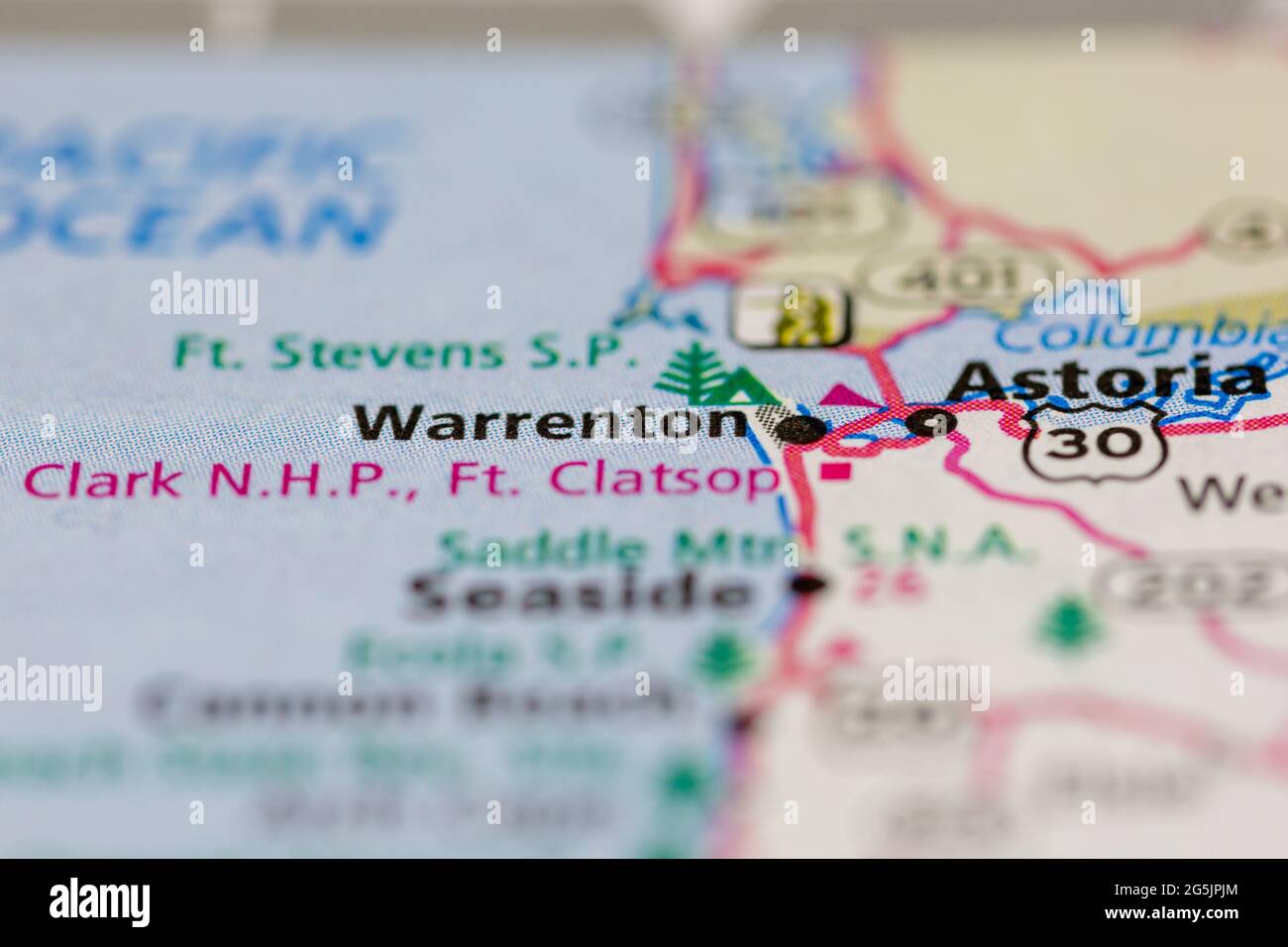 Map of warrenton hi-res stock photography and images - Alamy