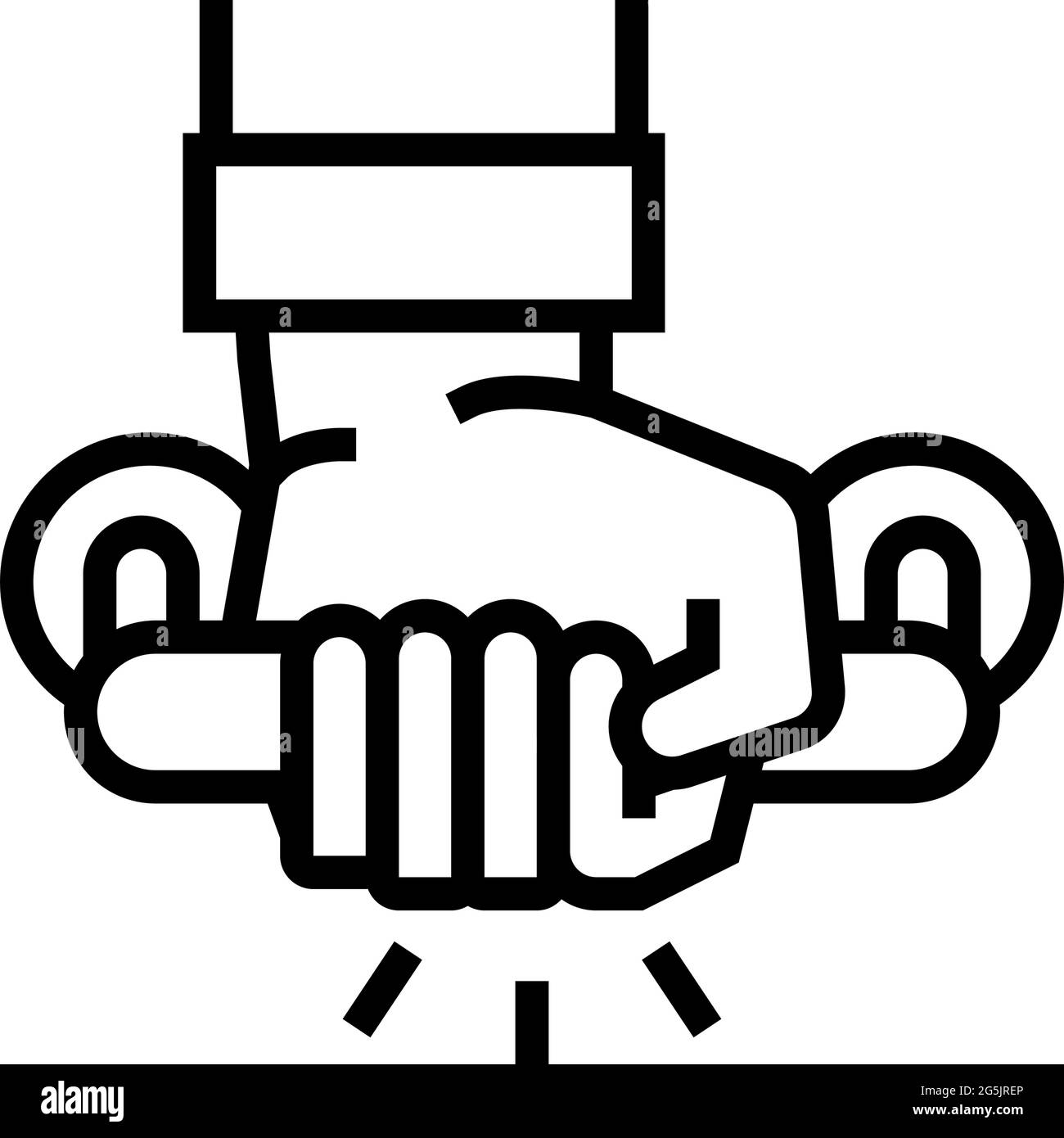 handle for supporting old people line icon vector illustration Stock ...