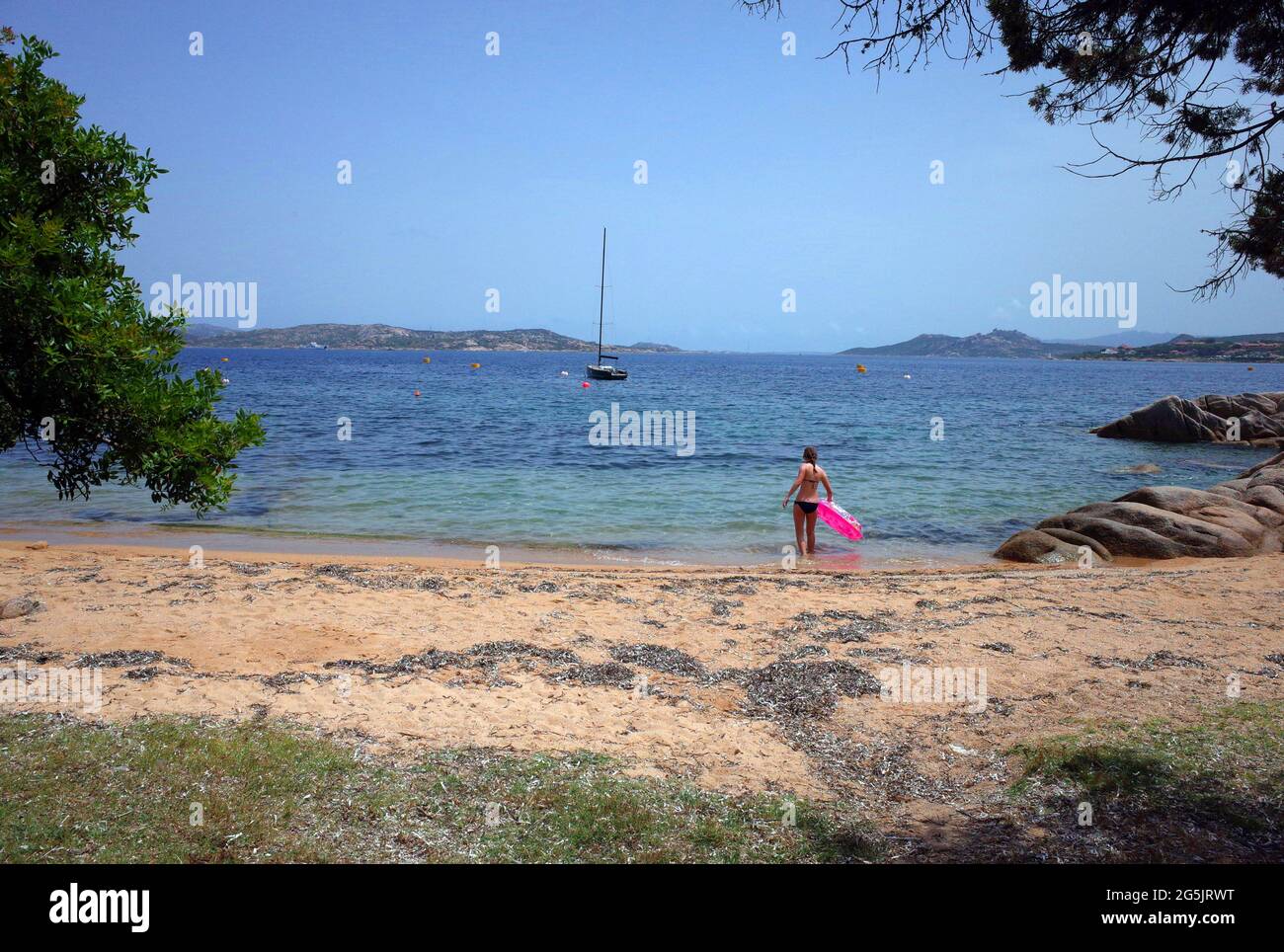 Palau, Sardinia, Italy.Porto Rafael bay Stock Photo - Alamy