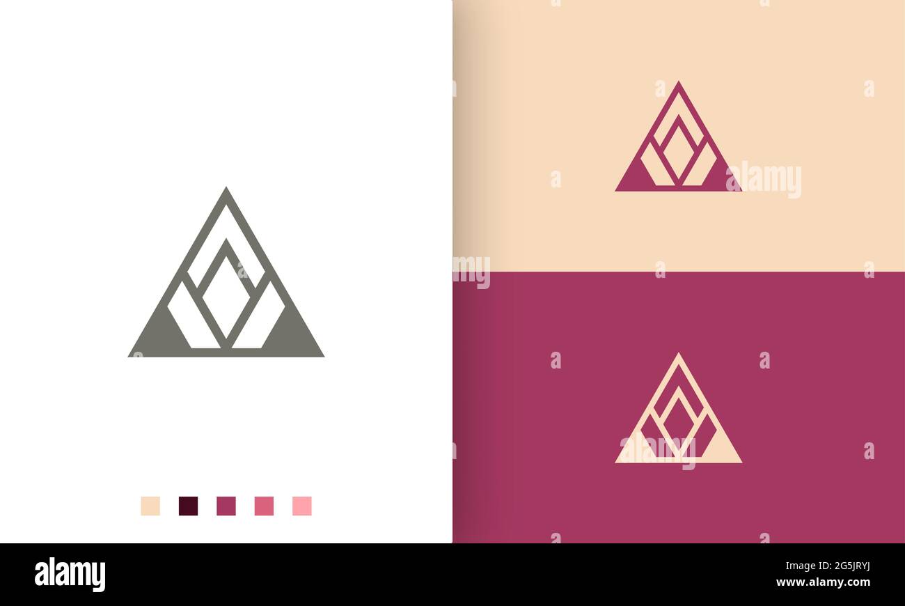 Pyramid logo hi-res stock photography and images - Alamy