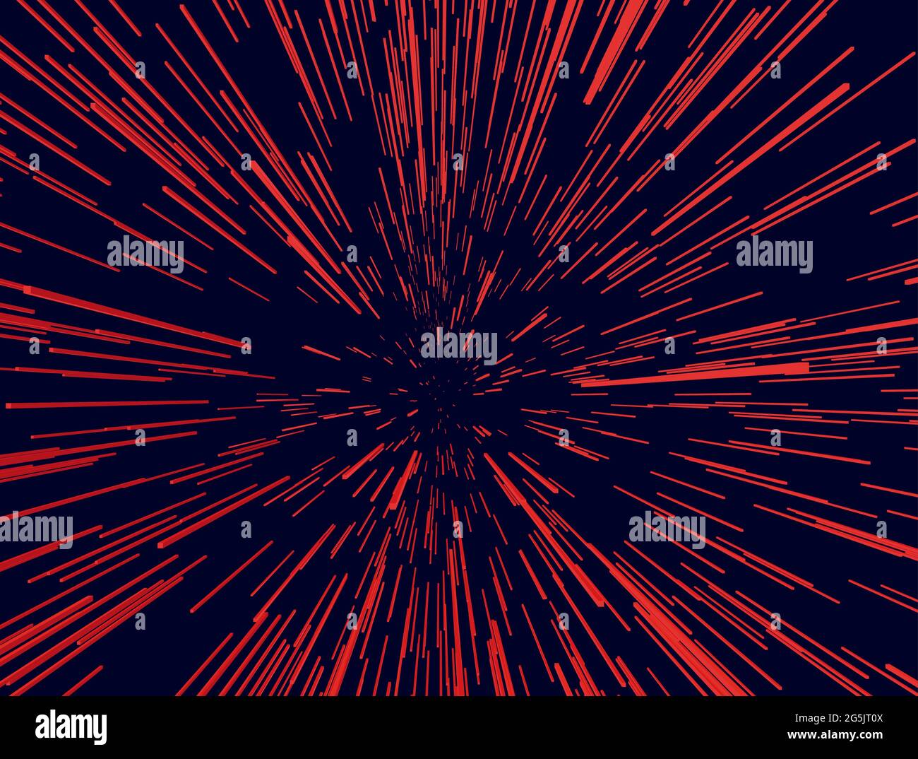 Background with acceleration effect. Red geometric shapes on a dark ...