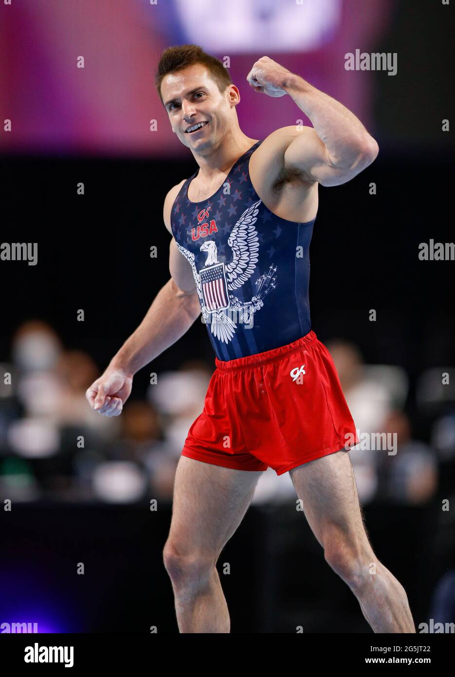June 265, 2021: Shane Wiskus acknowledges the crowd during Day 2 of the ...
