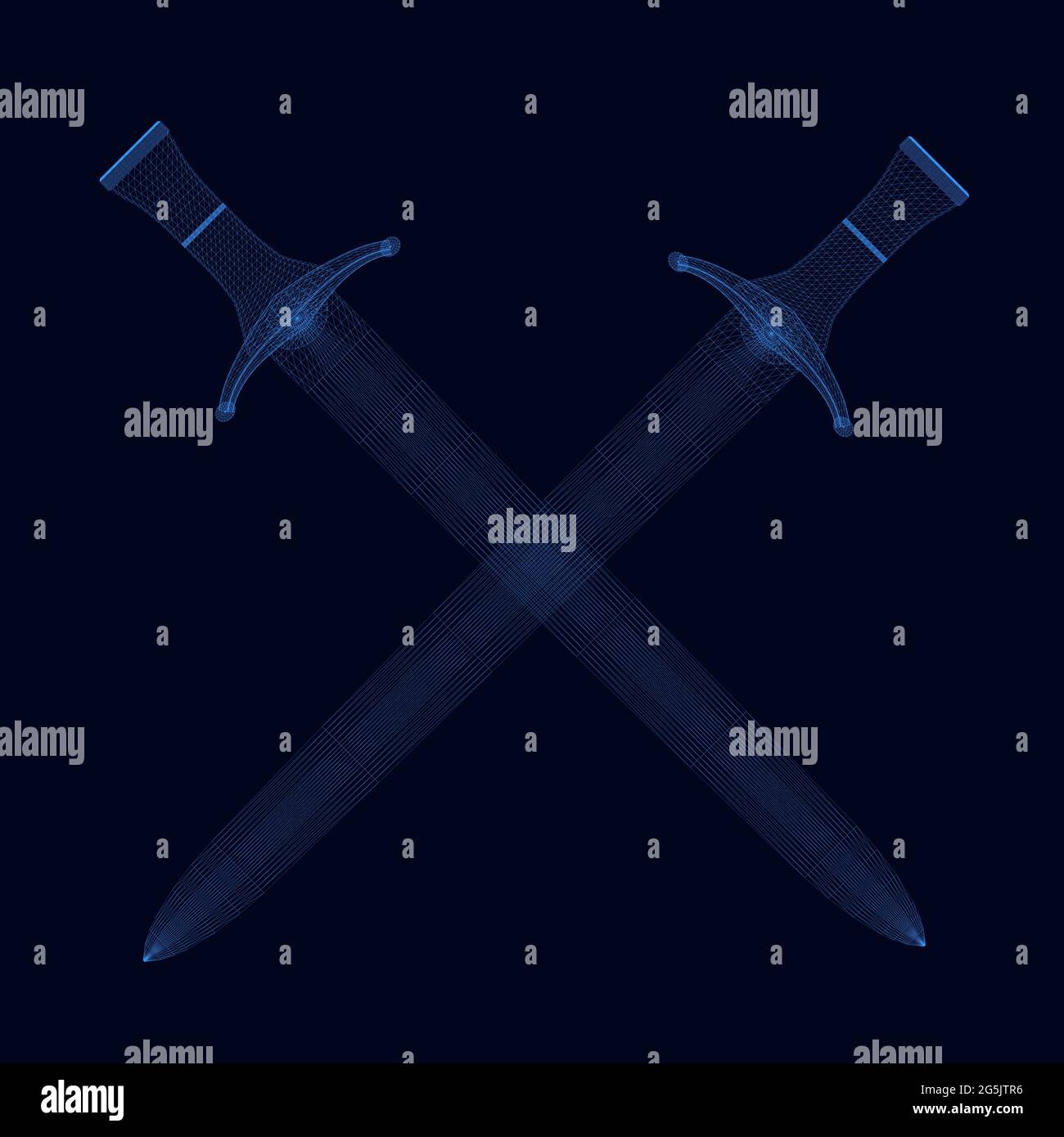 Ornate hilt medieval sword Stock Vector Images - Alamy