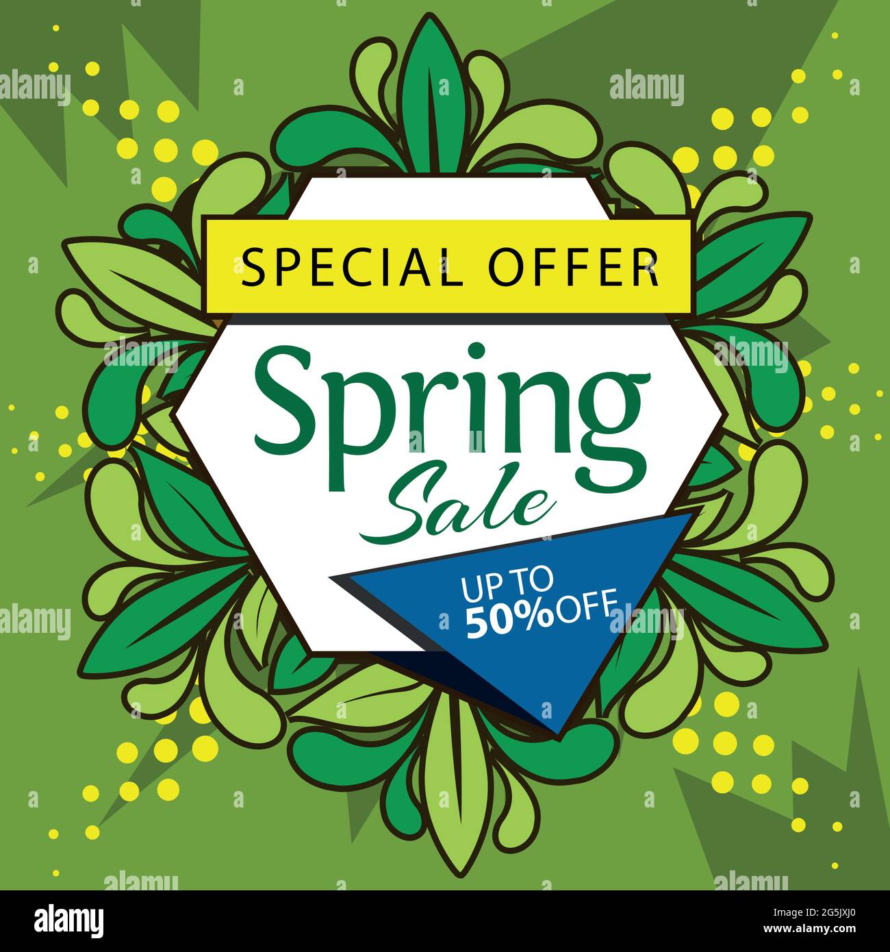Spring sale banner. designs for posters, backgrounds, cards, banners ...
