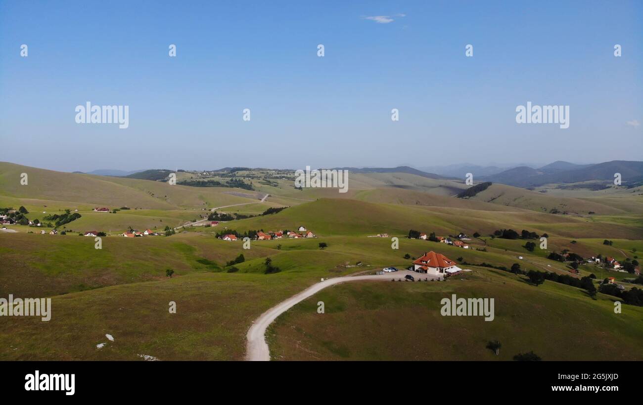 Serbian village landscape spring hi-res stock photography and images ...