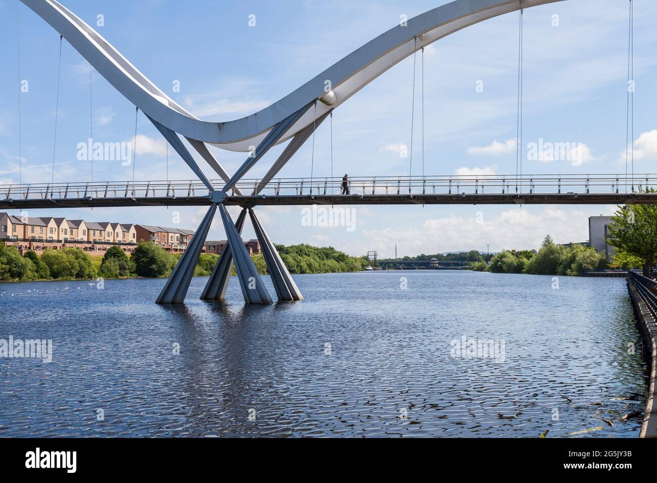 Infinity Bridge in Stockton on Tees, England,UK Stock Photo - Alamy