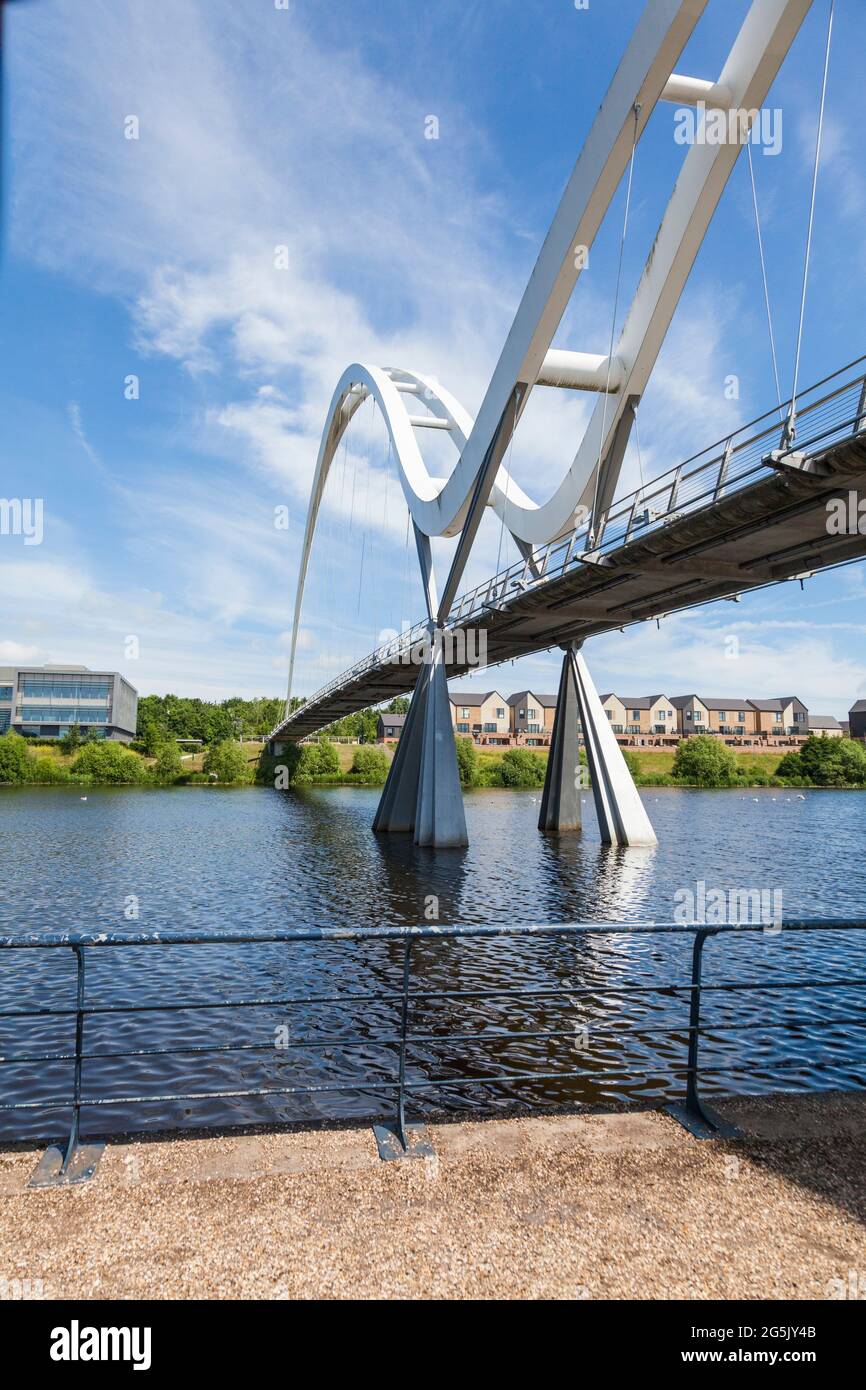 Infinity Bridge in Stockton on Tees, England,UK Stock Photo - Alamy