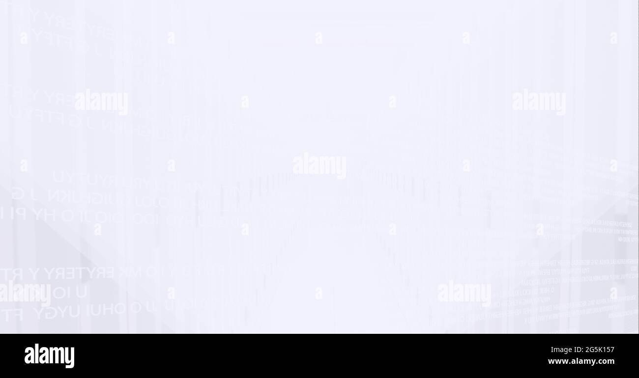 Composition of white copy space, with white text data processing over ...