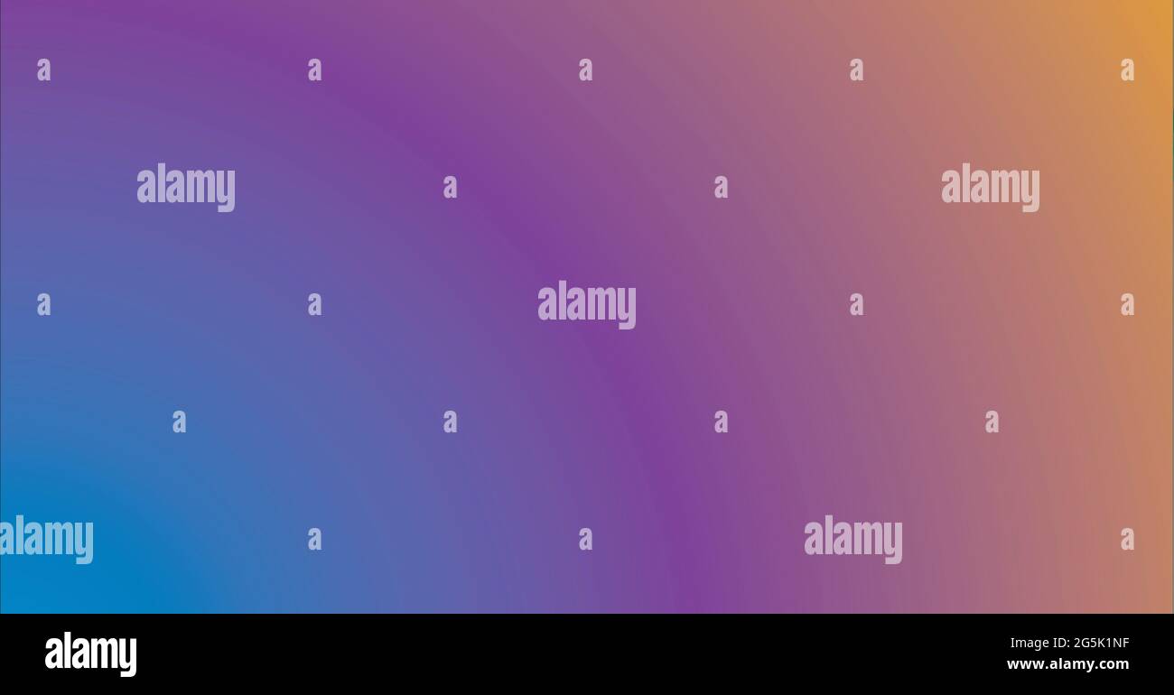 Composition of softly graduated blue to orange background Stock Photo ...