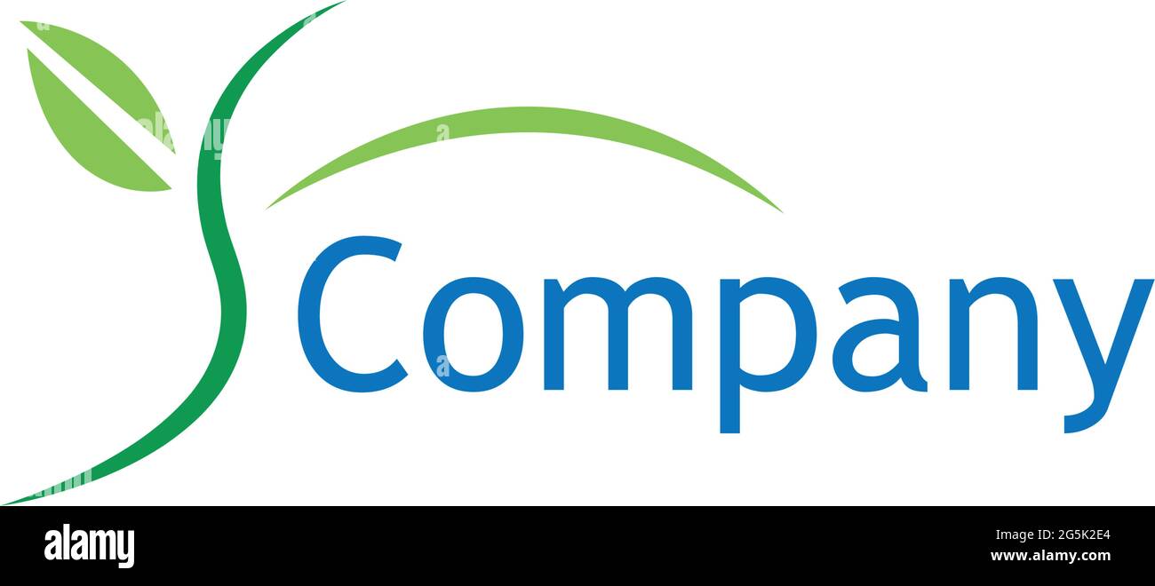 Abstract plant logo template. plant vector Stock Vector Image & Art - Alamy