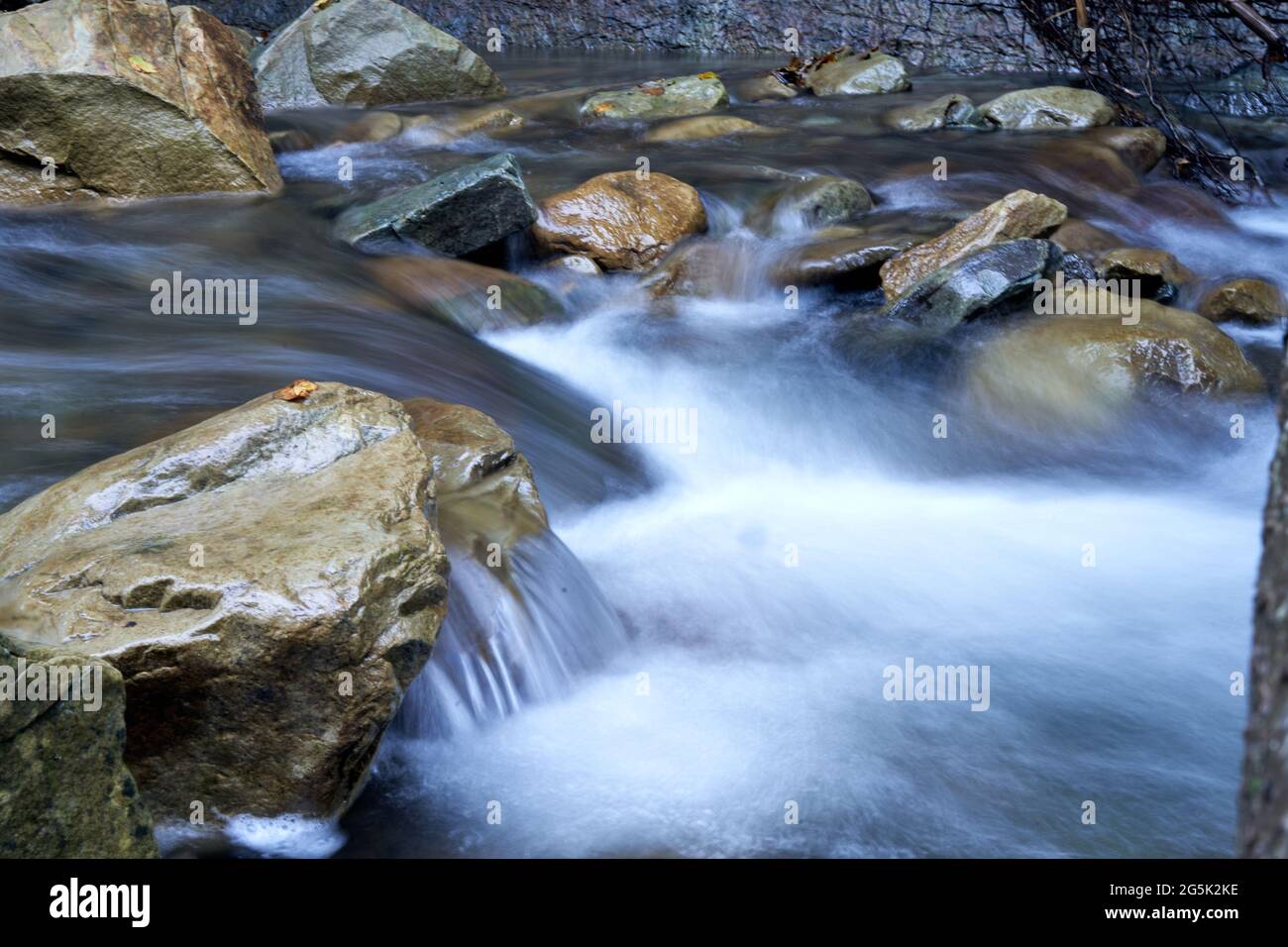 Powerful water stream falling close hi-res stock photography and images ...