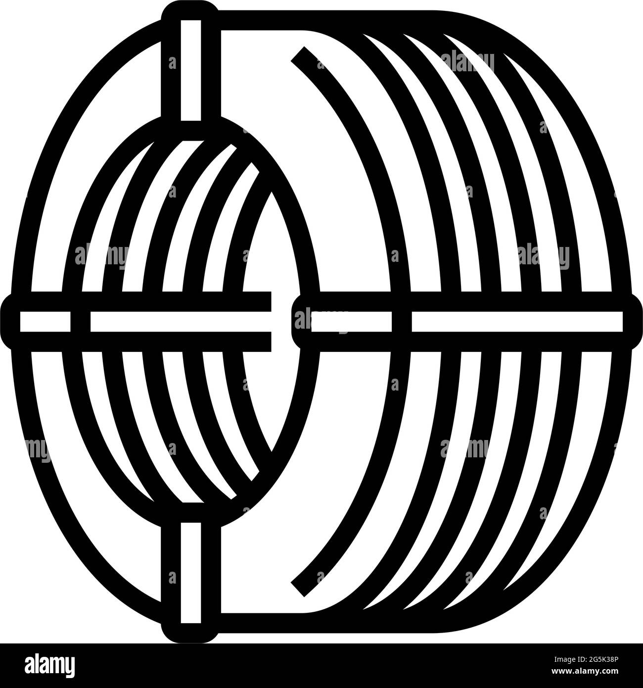 wire reinforcement line icon vector illustration Stock Vector Image ...