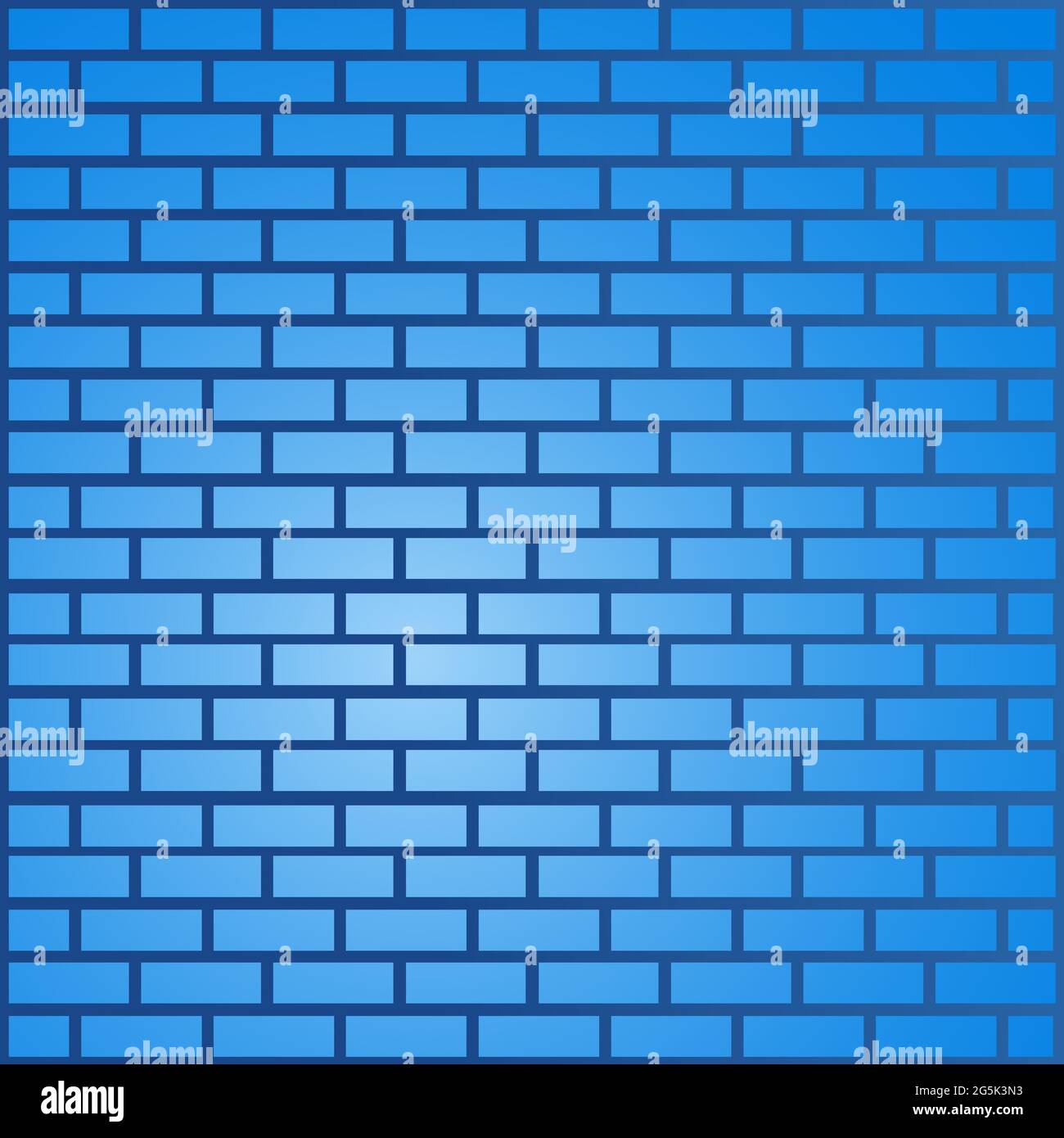Blue brick wall background. Vector illustration Stock Vector Image ...