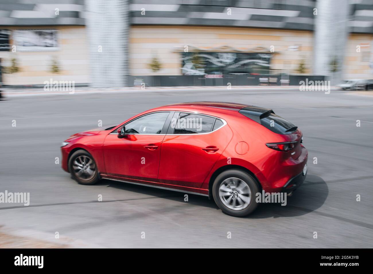 Red mazda 3 hi-res stock photography and images - Alamy