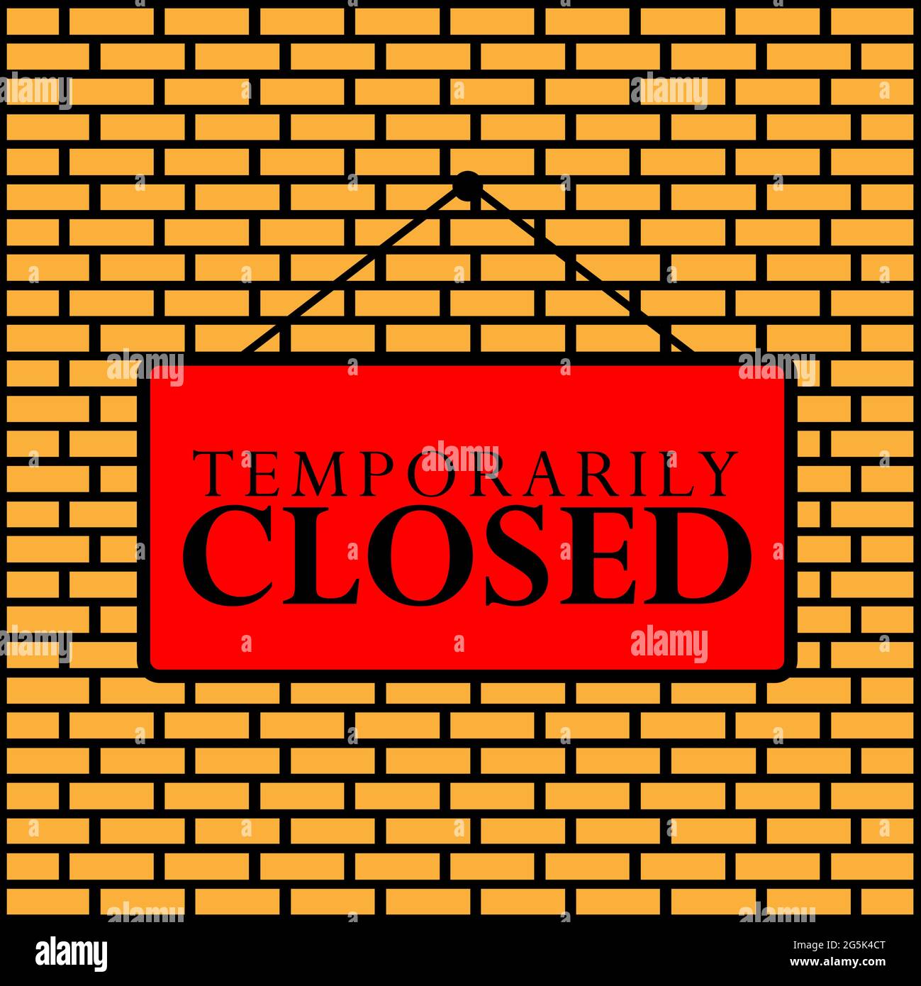Temporarily closed sign Stock Vector Images - Alamy