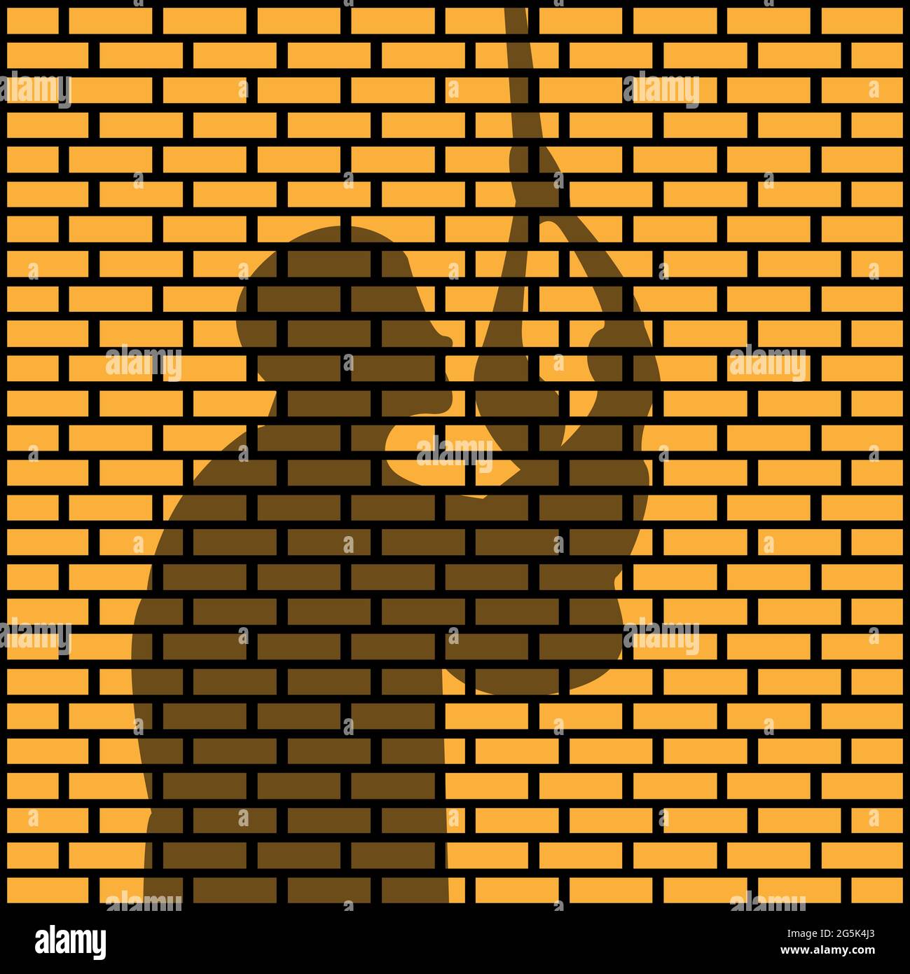 Hanged himself Stock Vector Images - Alamy