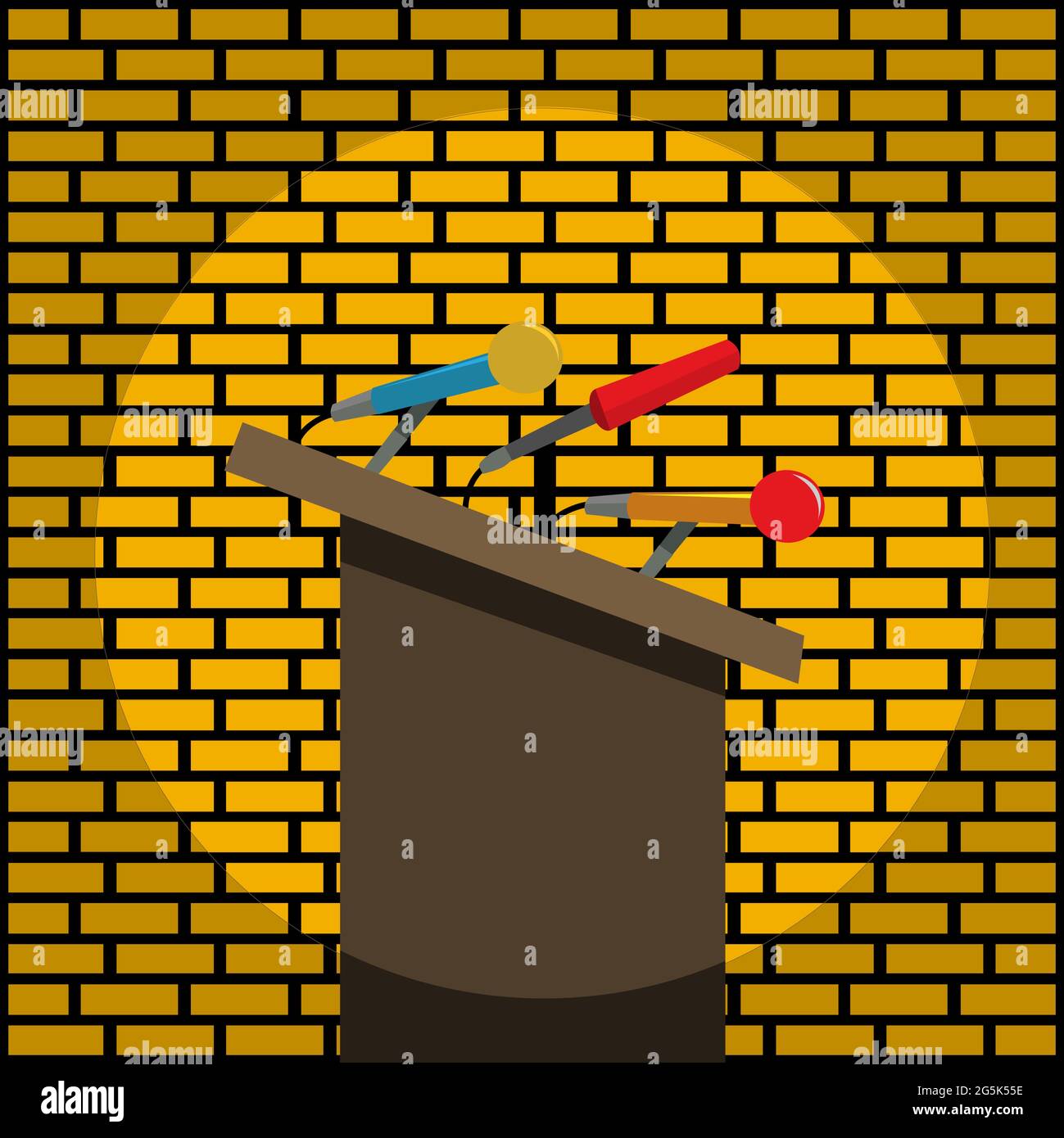 Microphone wallpaper Cut Out Stock Images & Pictures - Alamy