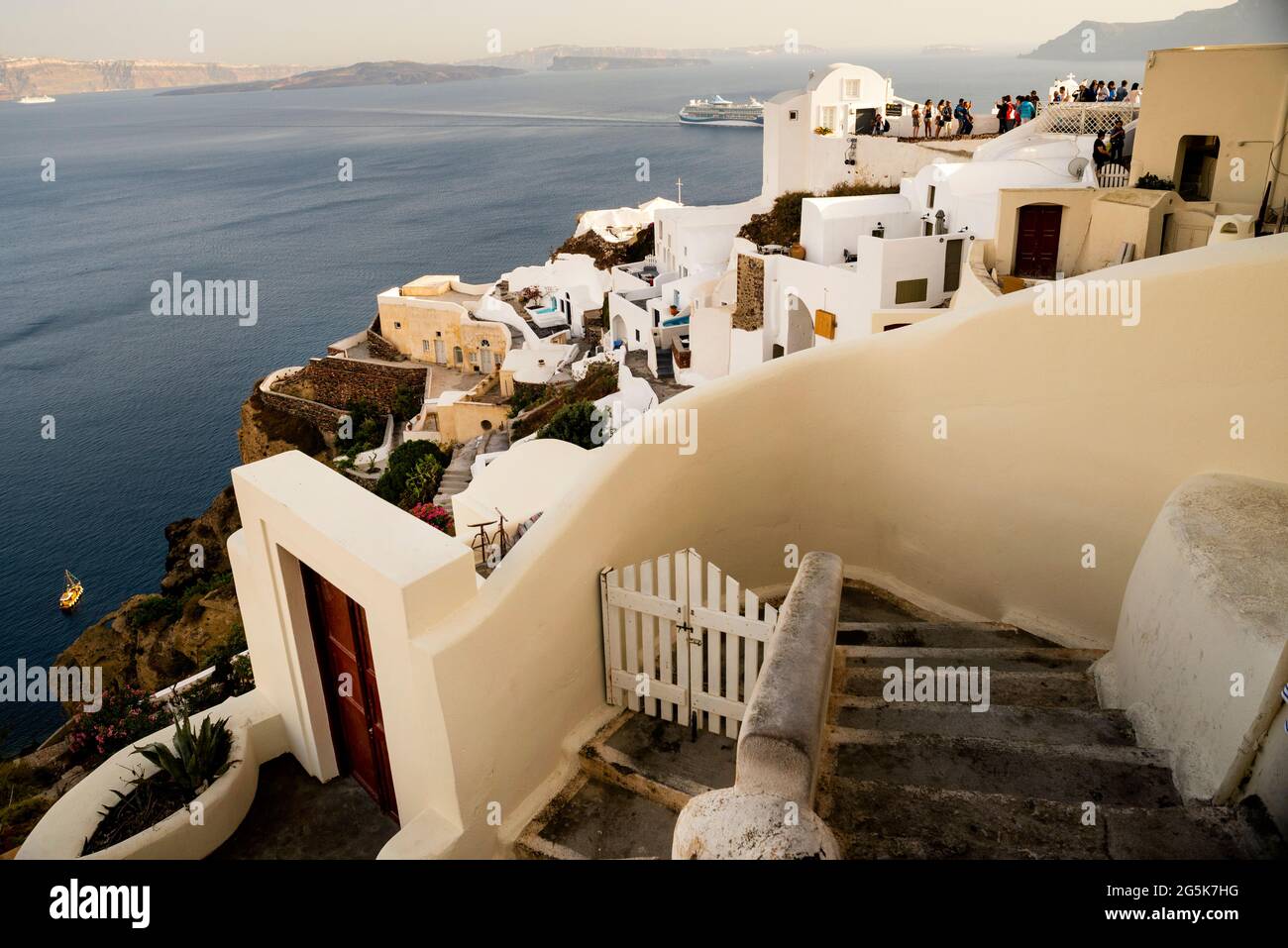 Open-air doorway design element of Cycladic architectural style on ...