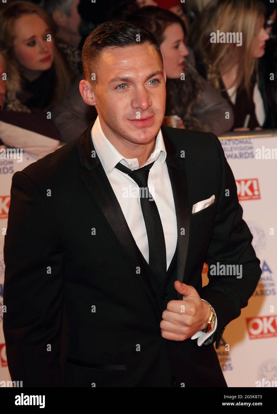 London, UK. Kirk Norcross at the National Television Awards at the O2 ...