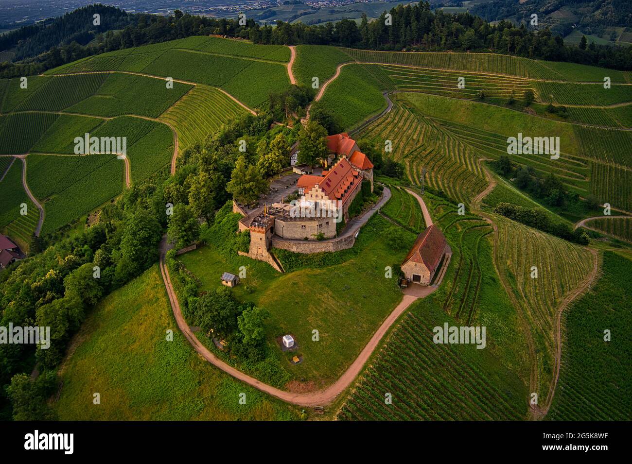 Durbach Schloss Staufenberg Schwarzwald Black Forest Germany Stock ...