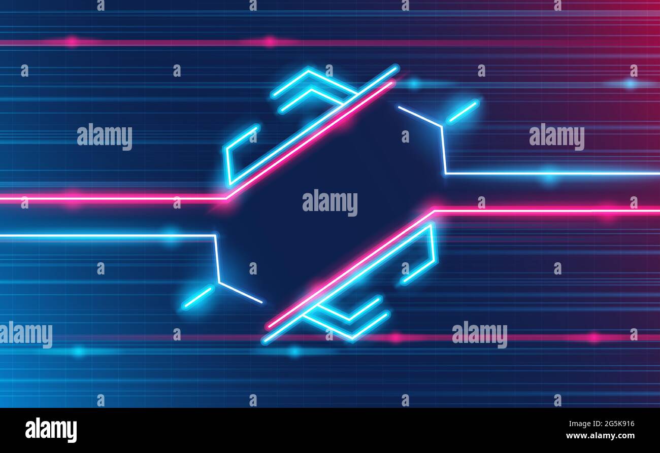 Abstract spectrum wave.Abstract wave background blue and pink color ...