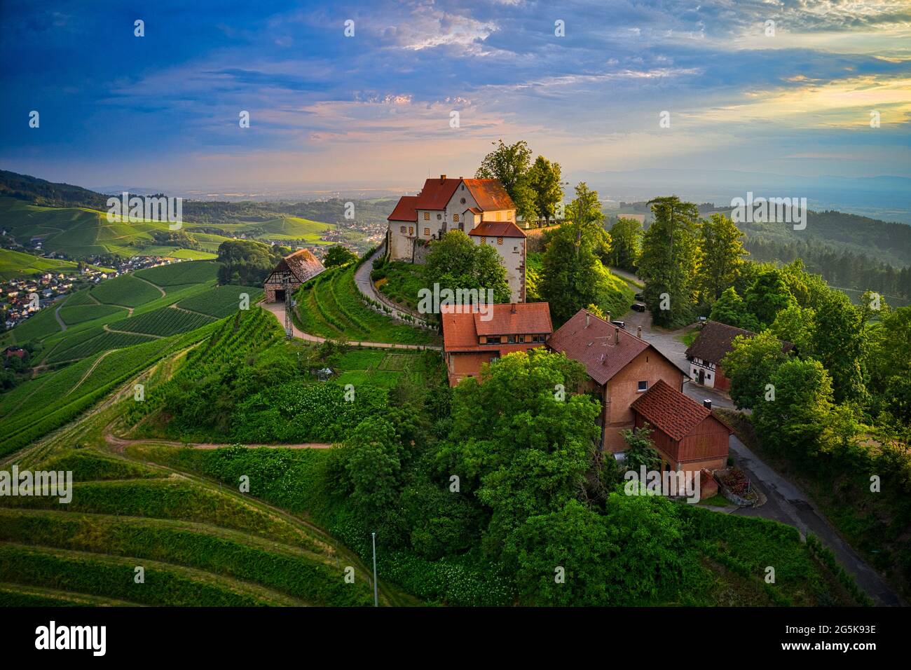 Durbach Schloss Staufenberg Schwarzwald Black Forest Germany Stock ...