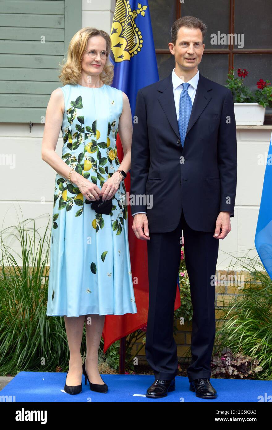 28 June 2021, Brandenburg, Potsdam: Hereditary Prince Alois von und zu ...