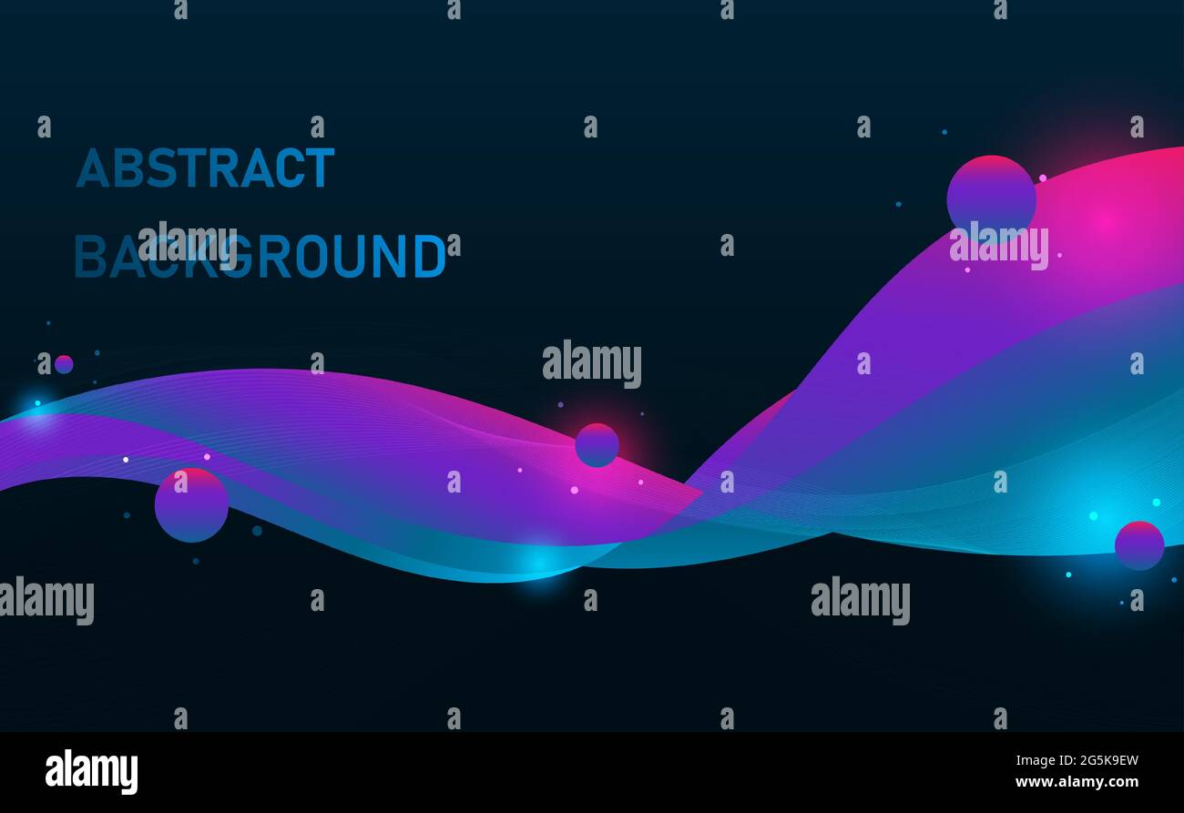 Abstract spectrum wave.Abstract wave background blue and pink color ...