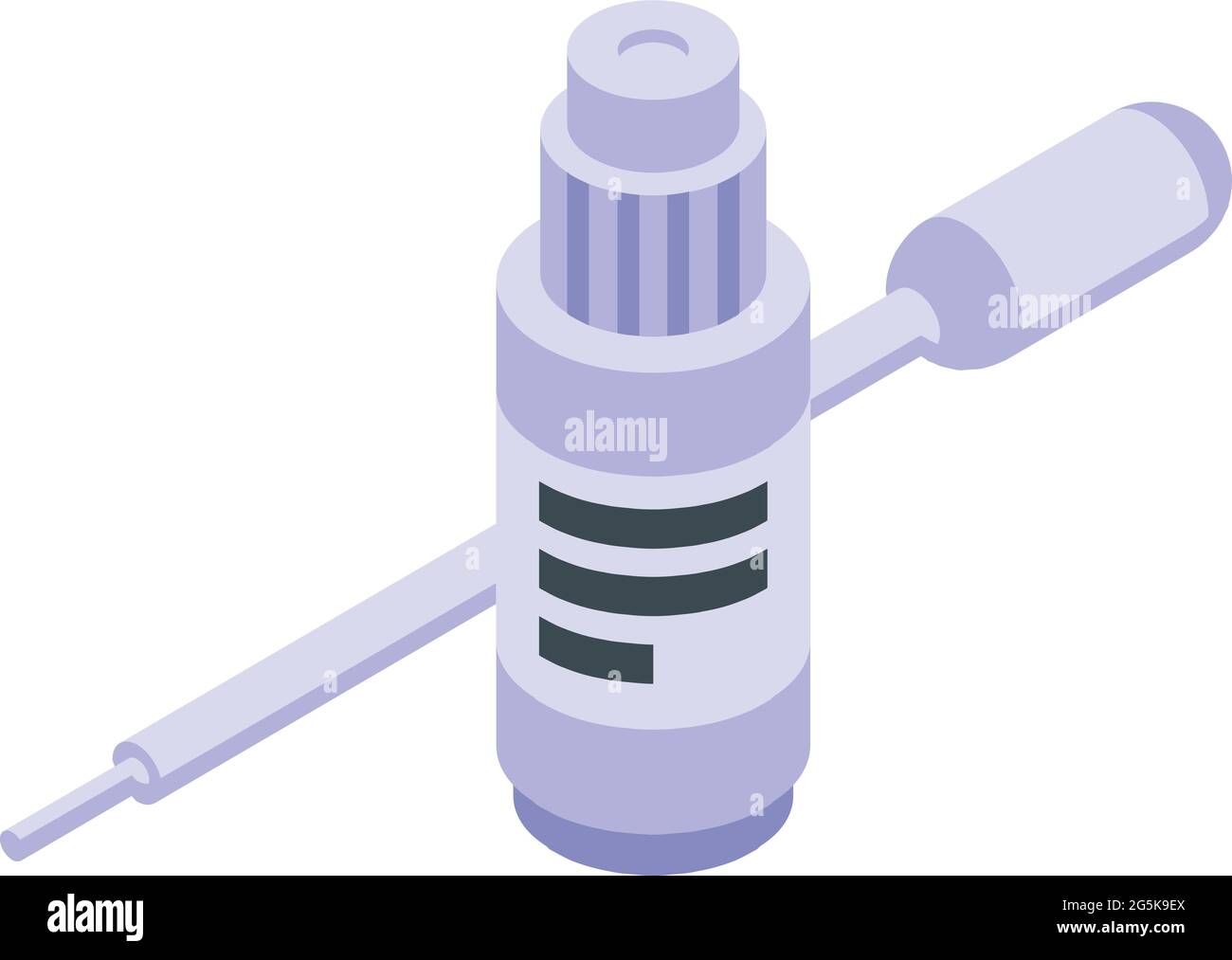 Lab test result icon isometric vector. Laboratory analysis. Corona test ...