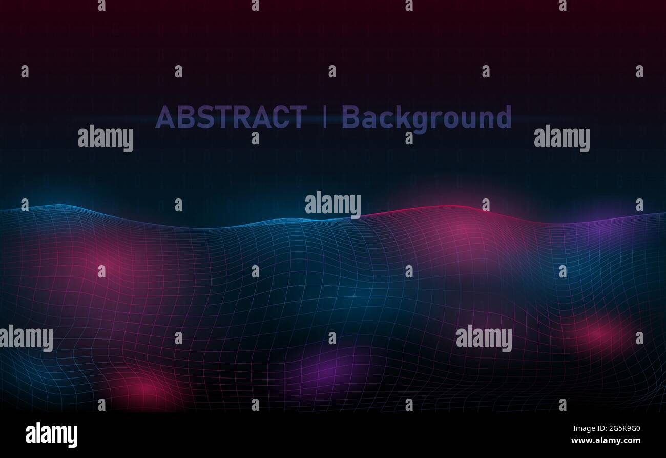 Abstract spectrum wave grid.Abstract colorful wave background .vector ...