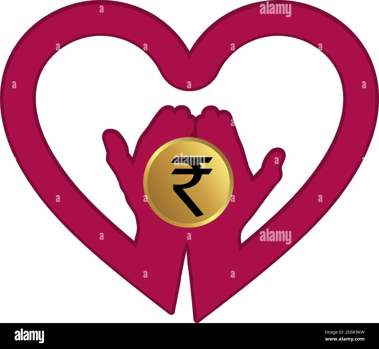 Rupee 3d Stock Vector Images - Alamy