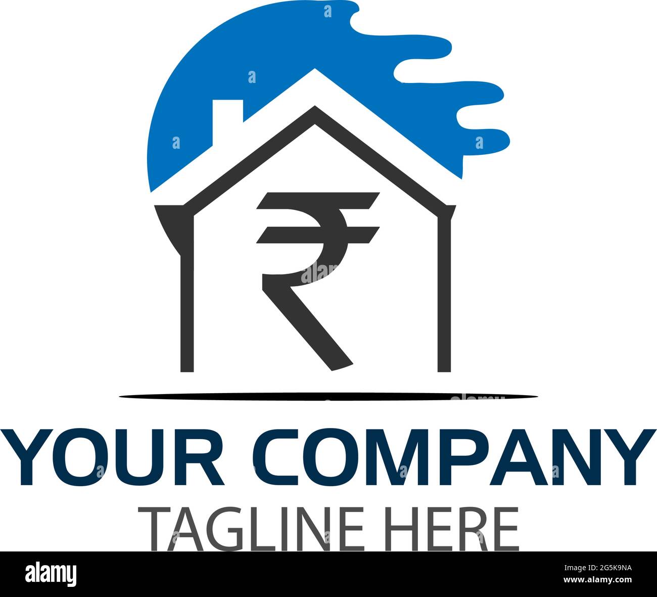 Bank building india Stock Vector Images - Alamy