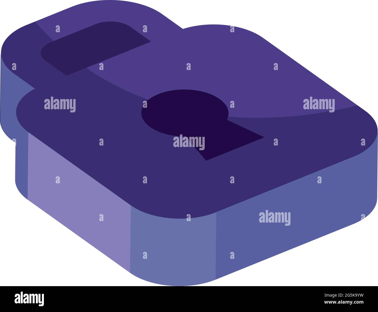 isometric padlock closed Stock Vector Image & Art - Alamy